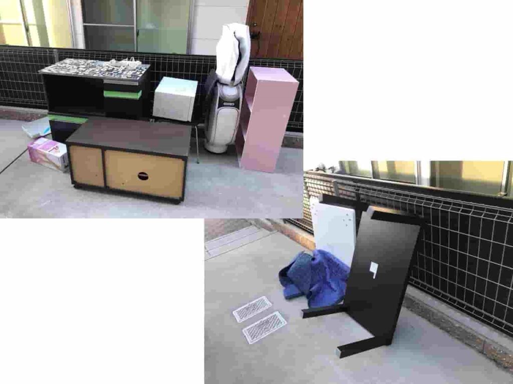 名古屋市天白区 H様】不要な家具とゴルフバッグと電子レンジの処分 | 名古屋を中心とした不用品回収なら【ecoos（エコーズ）】